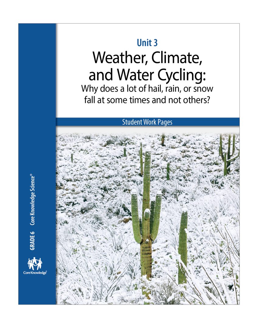 Weather, Climate, and Water Cycling: CKSci Student Work Pages – Core ...