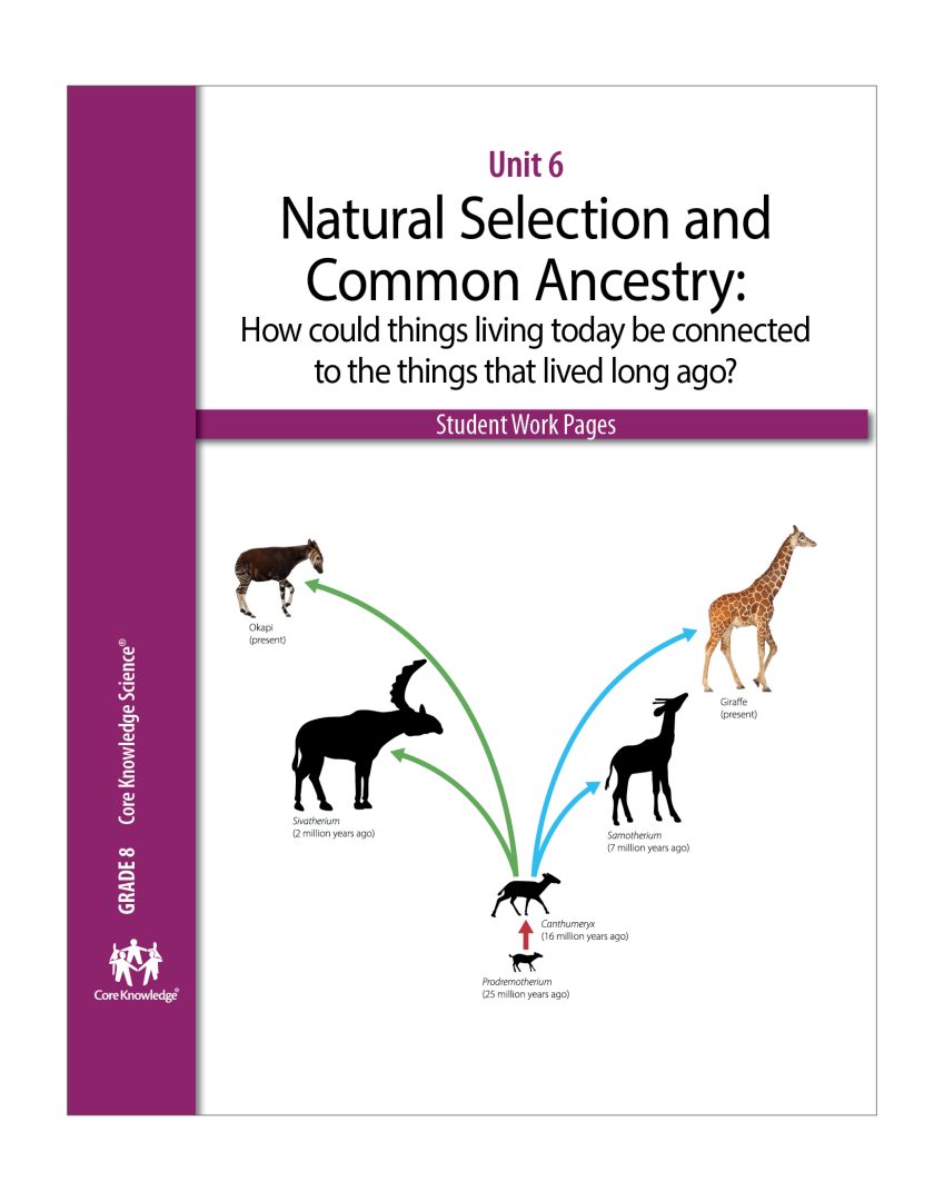 Natural Selection and Common Ancestry: CKSci Student Work Pages – Core ...