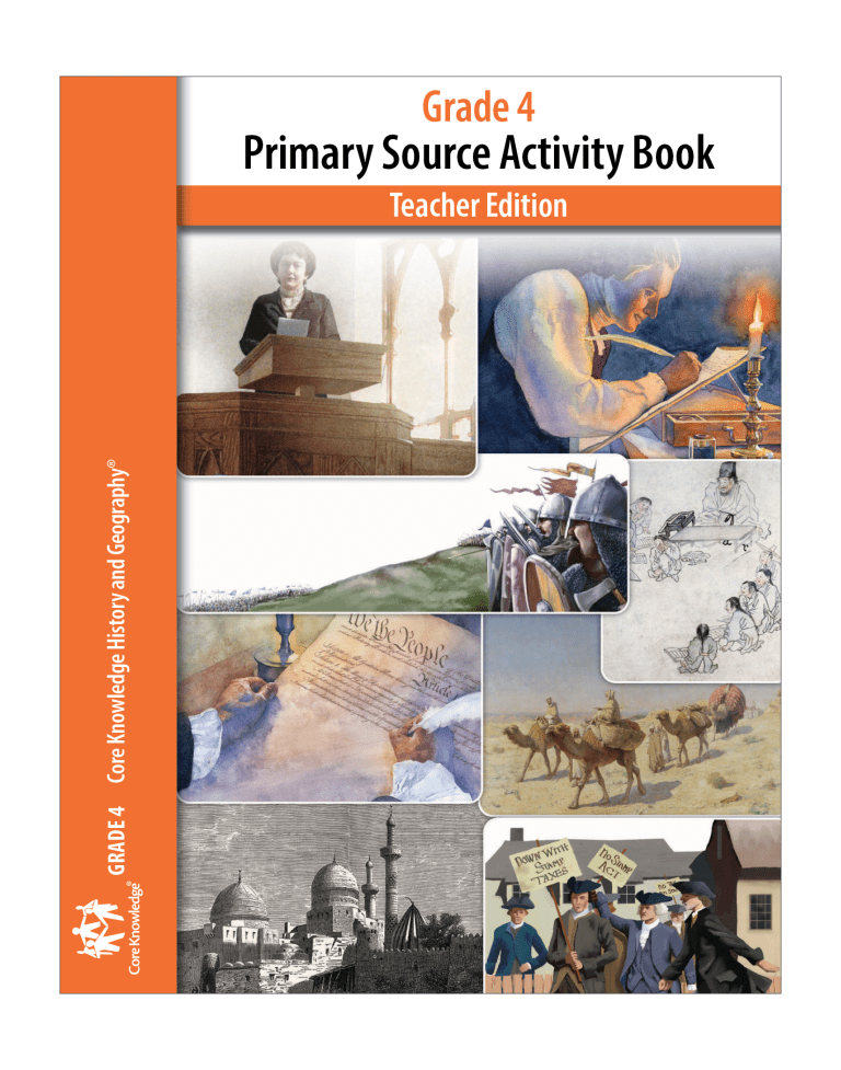 Grade 4 Primary Source Activity Book: CKHG Teacher Edition – Core ...